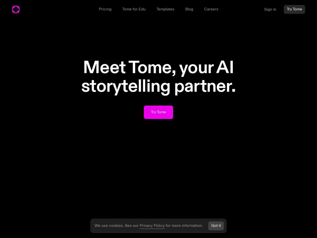 beta.tome.app - Free AI Tools Directory